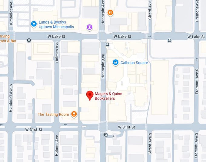 16. magers & quinn booksellers map