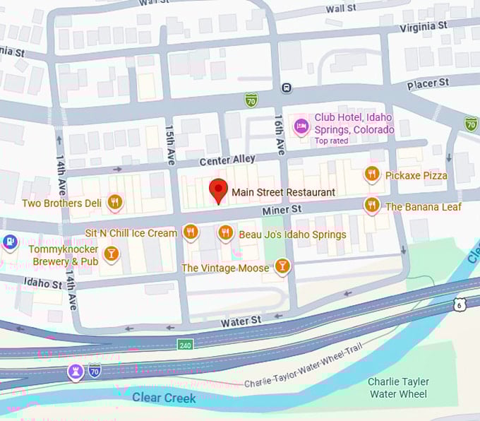 16. main street restaurant map