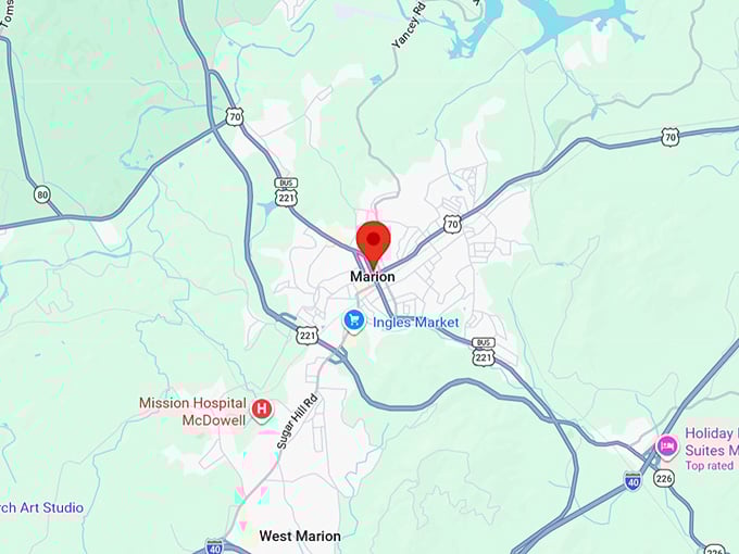 16. marion nc map
