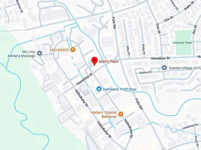 16. mark's place map