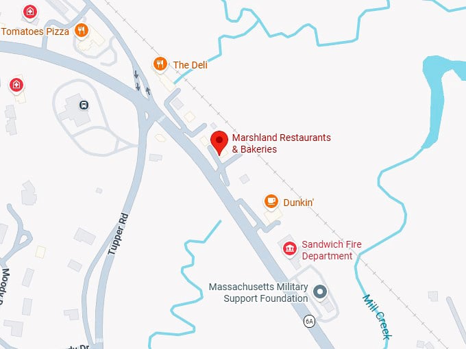 16. marshland restaurants & bakeries map