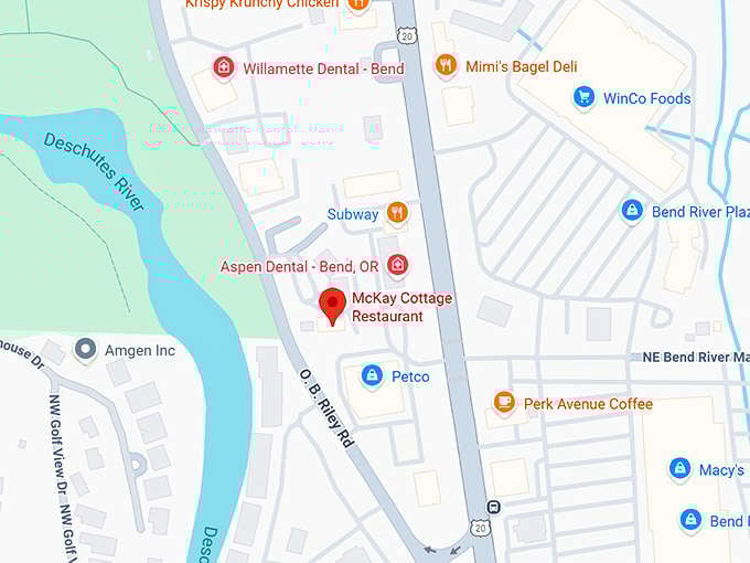 mckay cottage restaurant map