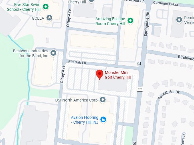 16. monster mini golf cherry hill map