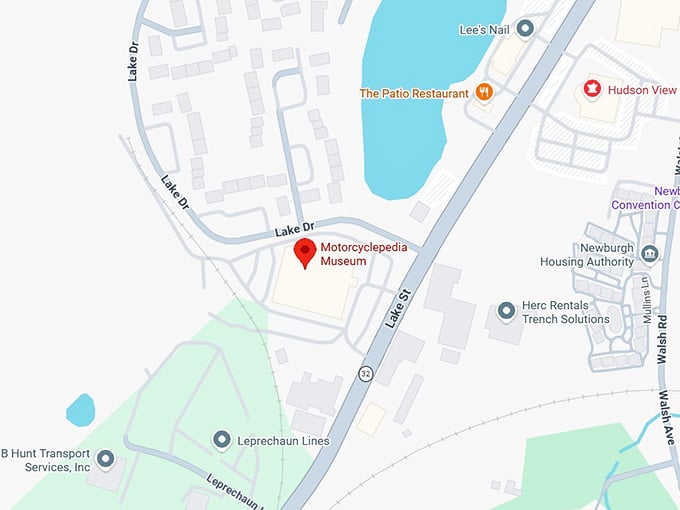 16. motorcyclepedia museum map