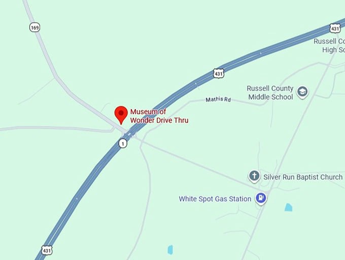 16. museum of wonder drive thru map