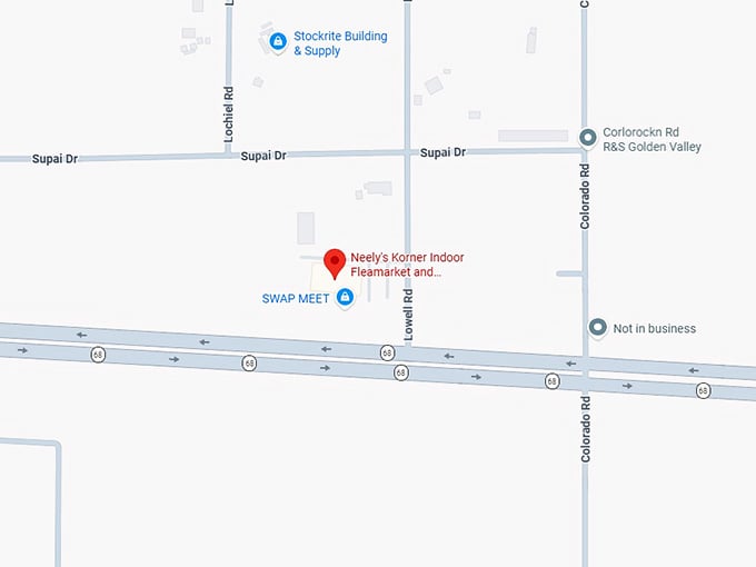 16. neely's korner indoor fleamarket and outdoor swap meet map