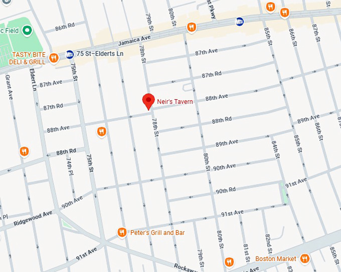 16. neir's tavern map