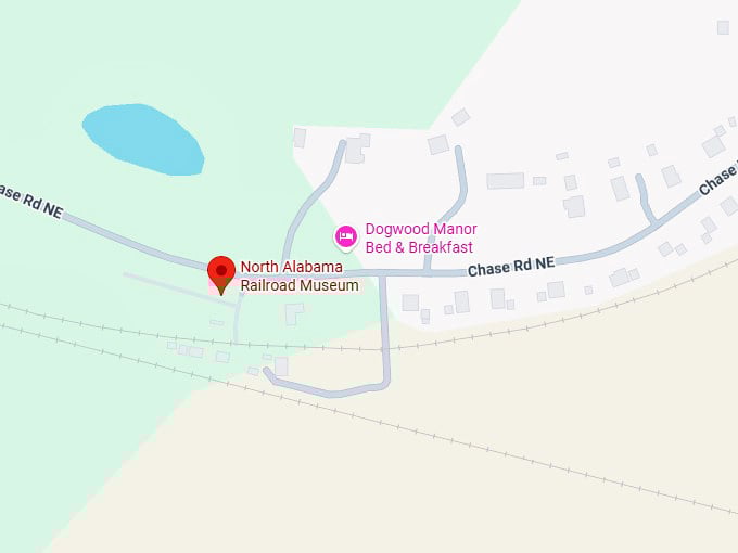 16. north alabama railroad museum map