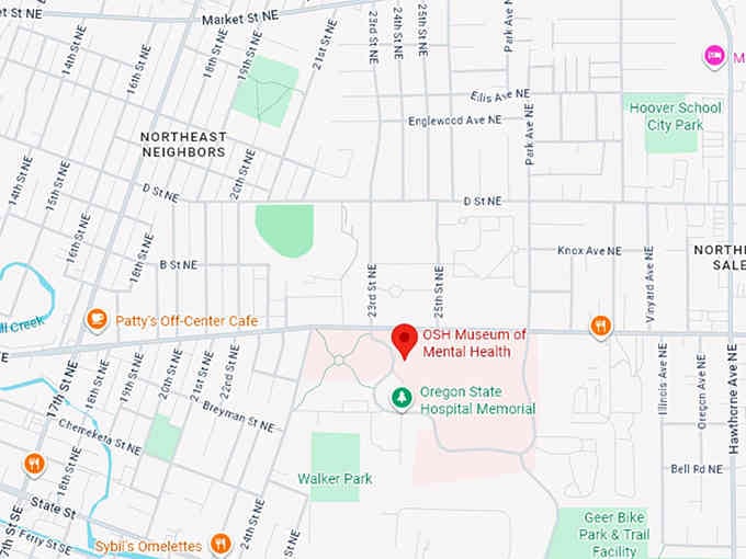16. osh museum of mental health map