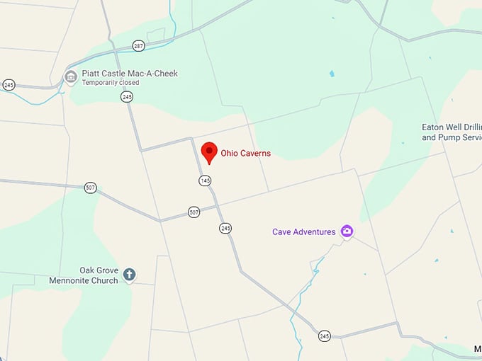 16. ohio caverns map