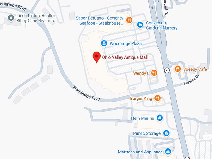 16. ohio valley antique mall map