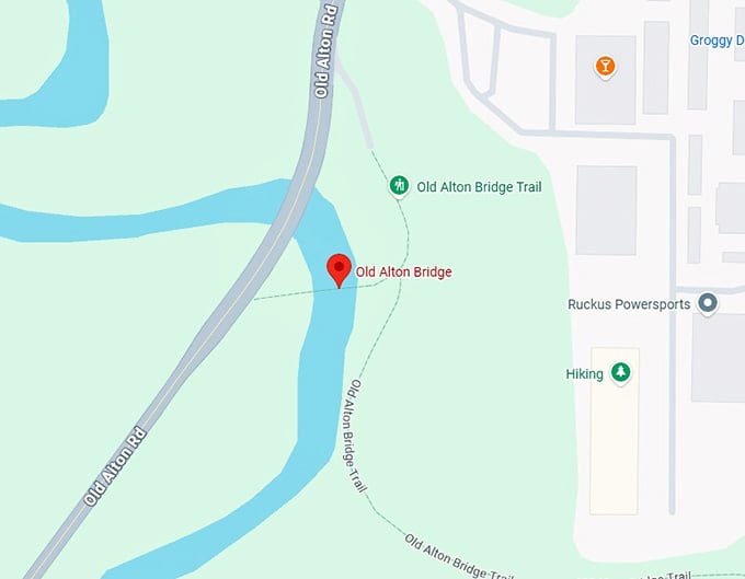 16. old alton bridge map