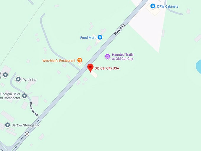 old car city usa map