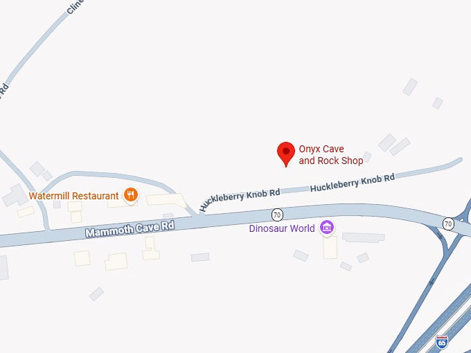 16. onyx cave and rock shop map