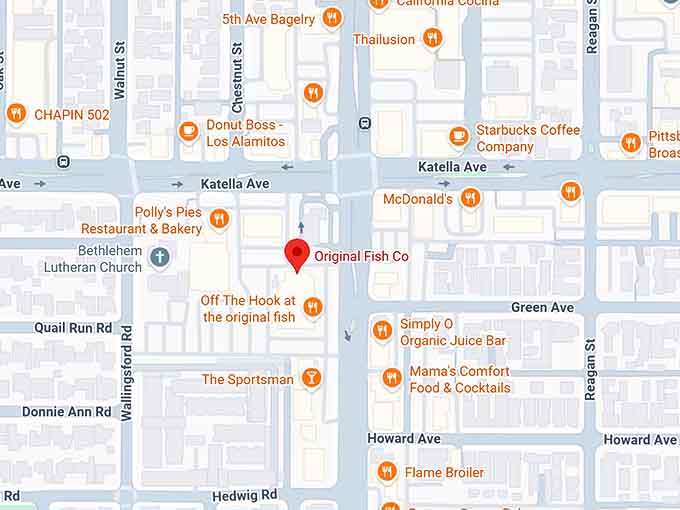 16. original fish co. map