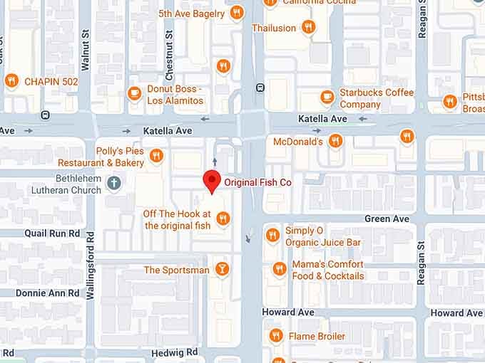 16. original fish co. map