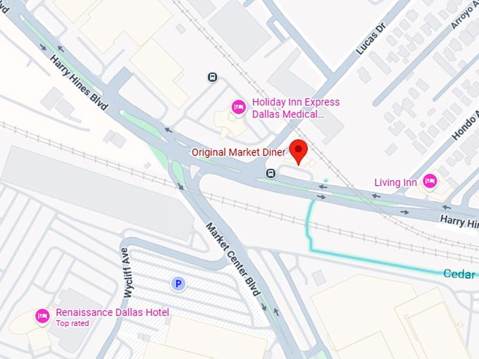 original market diner map