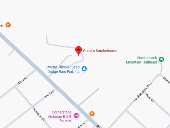 16. oscar's smokehouse map