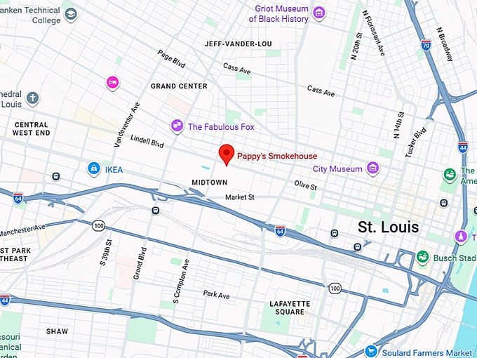 16. pappy's smokehouse map