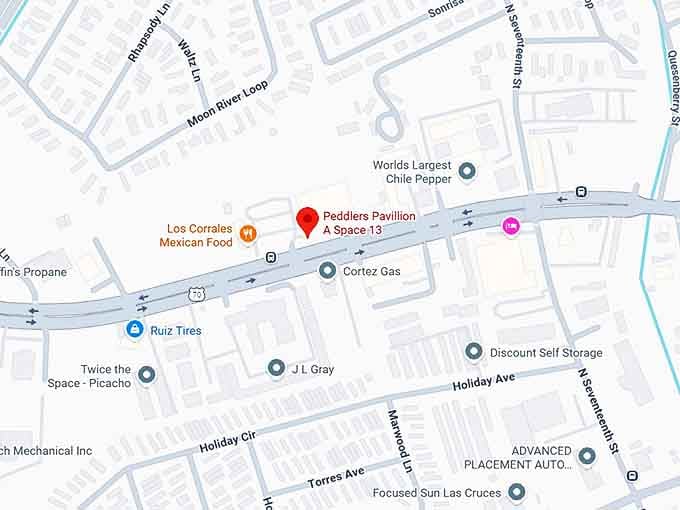 16. peddlers pavillion a space 13 map