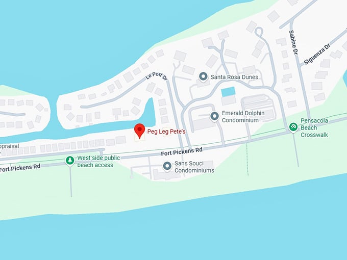 16. peg leg pete&rsquo;s map