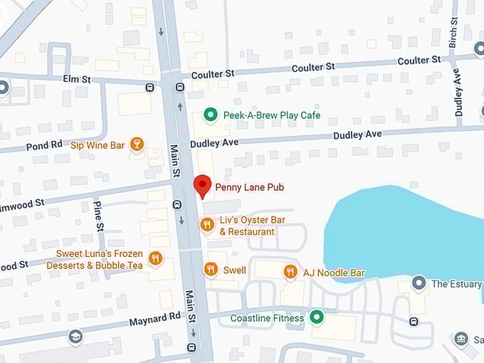 penny lane pub map