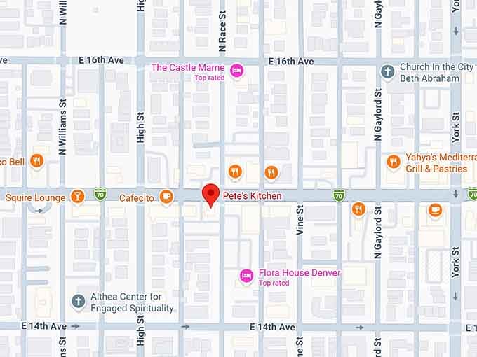 16. pete's kitchen map
