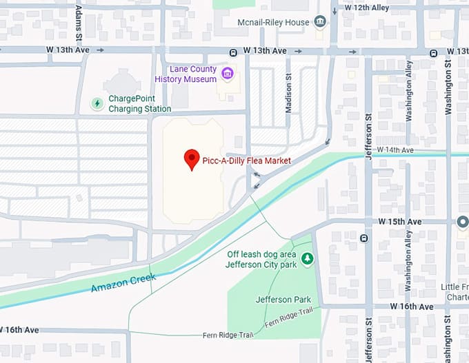 16. picc a dilly flea market map