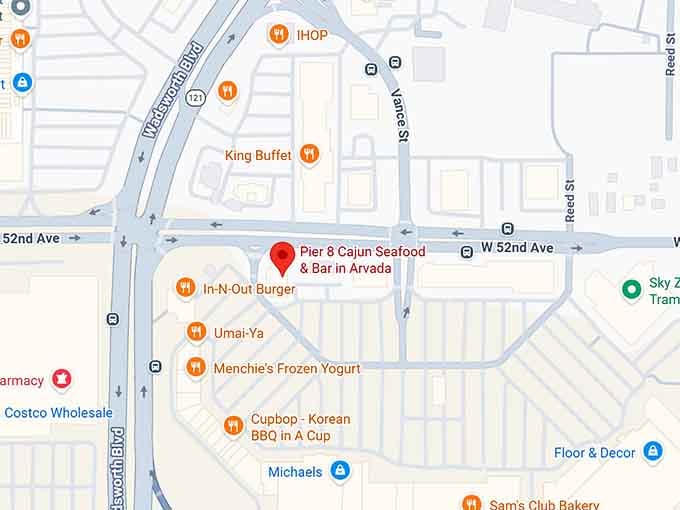 16. pier 8 cajun seafood & bar in arvada map
