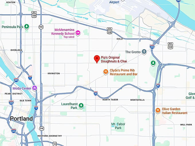 16. pip's original doughnuts & chai map
