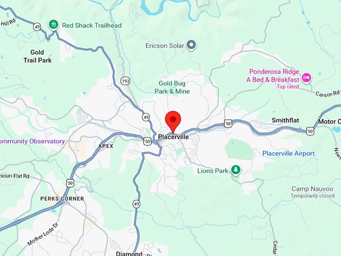 16. placerville ca map