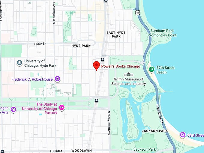 16. powell's books chicago map
