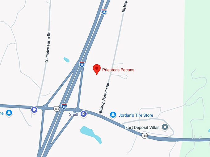 16. priester's pecans (80 bishop bottom rd) map