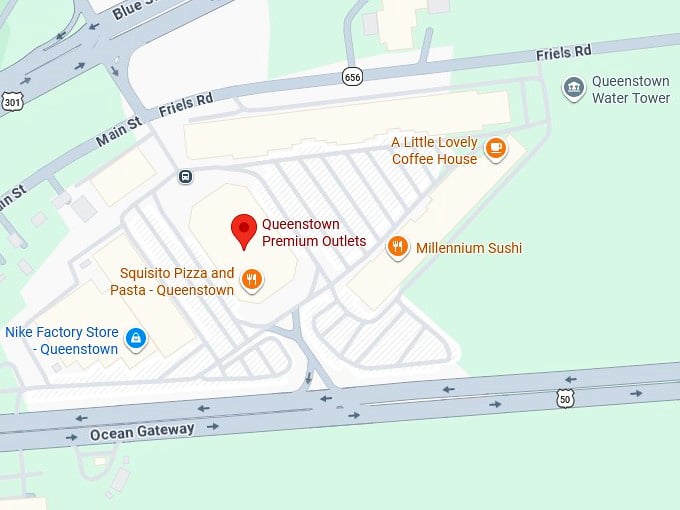queenstown premium outlets map