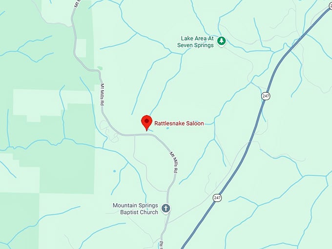 rattlesnake saloon map