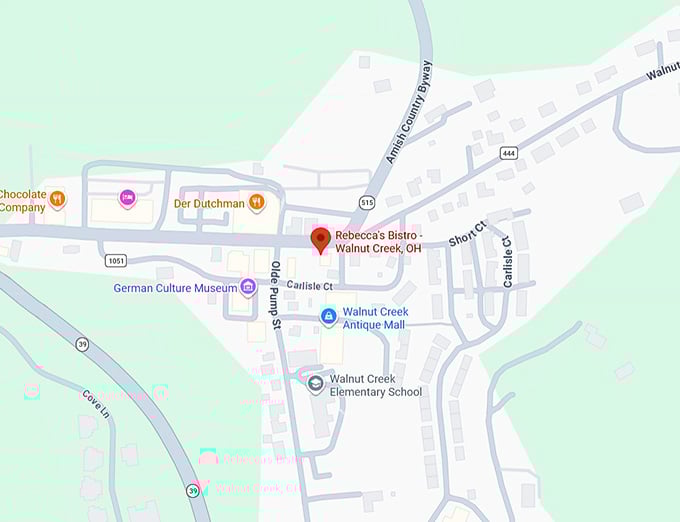 rebecca’s bistro map