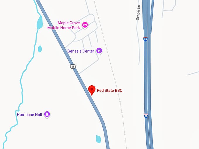 16. red state bbq map