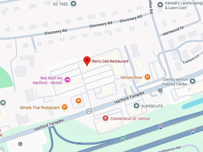 16. reins deli restaurant map