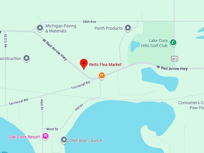 16. reits flea market map