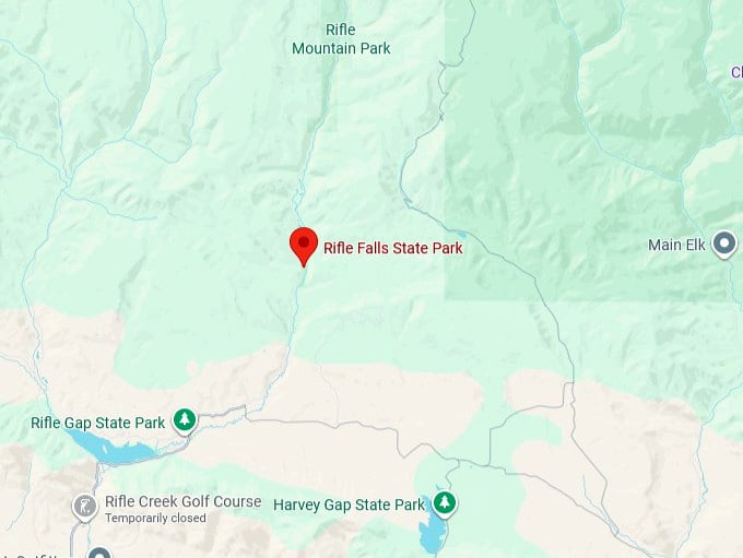 16. rifle falls state park map