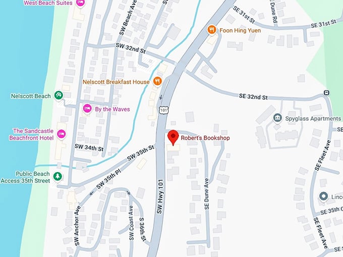 16. robert's bookshop map