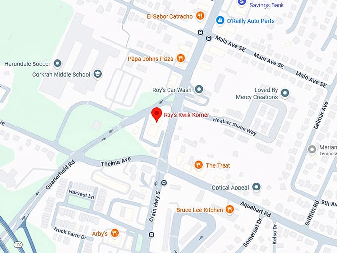 16. roy's kwik korner inc map