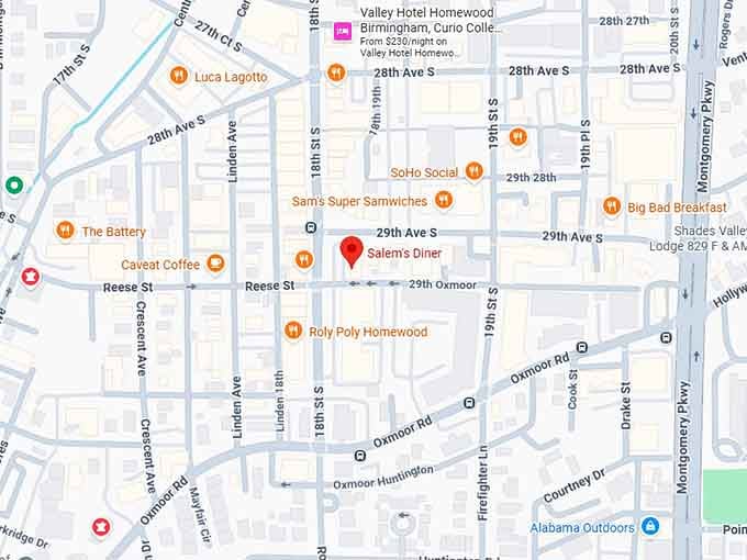 16. salem’s diner map