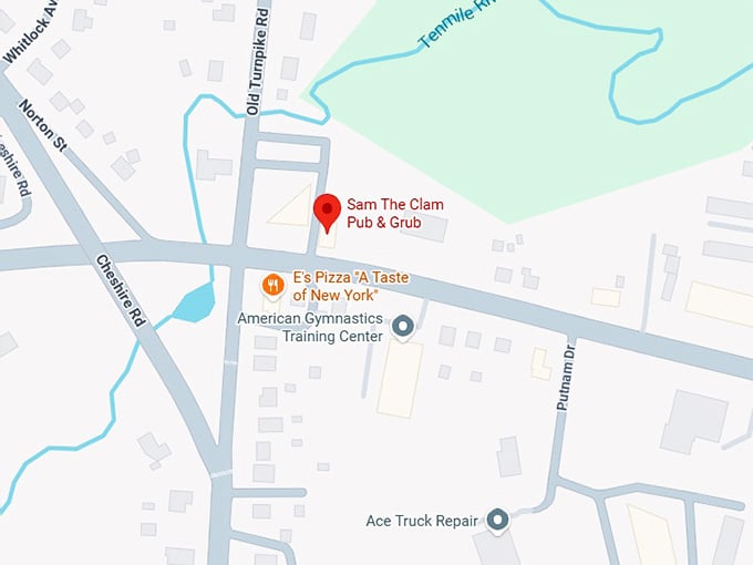 16. sam the clam pub & grub map