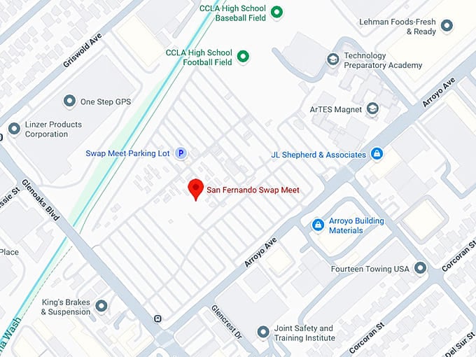 16. san fernando swap meet map