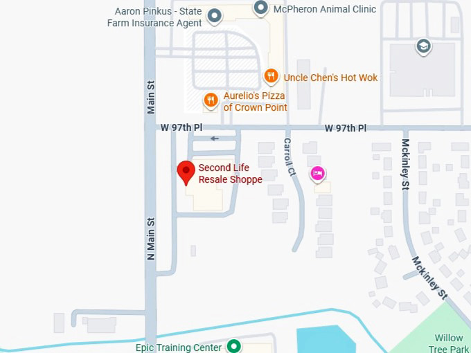 16. second life resale shoppe map