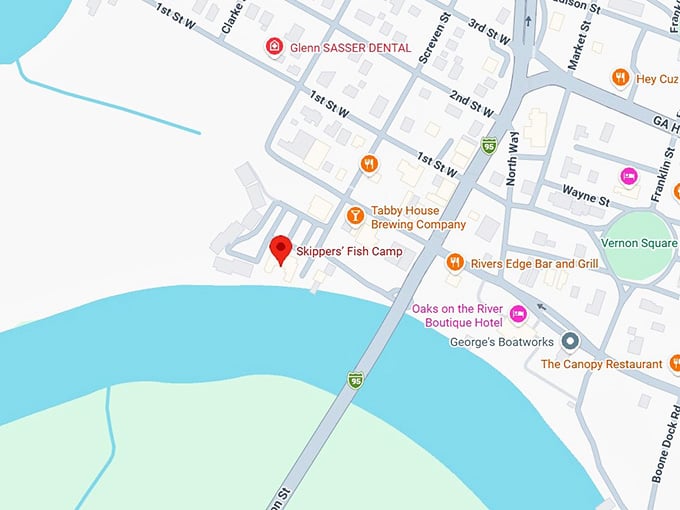 16. skipper&rsquo;s fish camp map