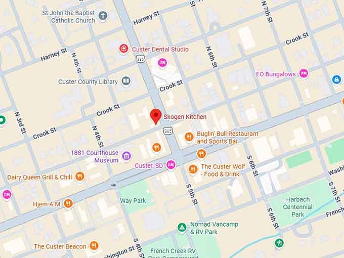 16. skogen kitchen map