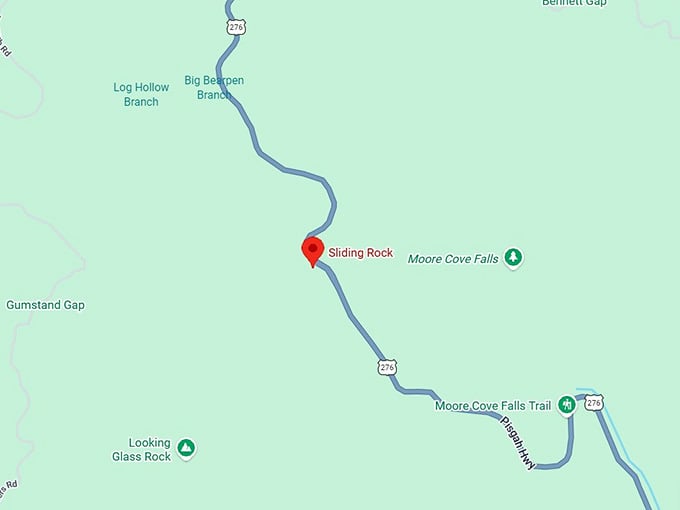 16. sliding rock map