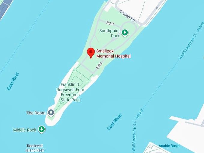 16. smallpox memorial hospital map